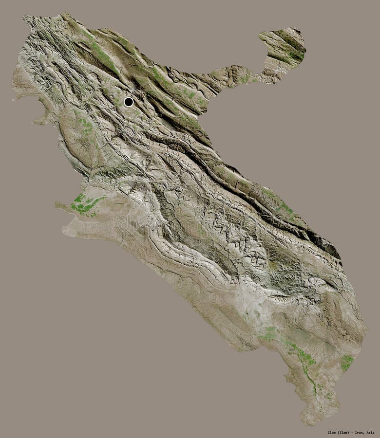 Ilam Province map vector stock vector. Illustration of administrative ...