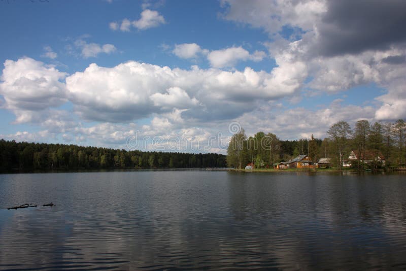 Ilgis lake stock photo. Image of house, lithuania, ilgis - 40704692