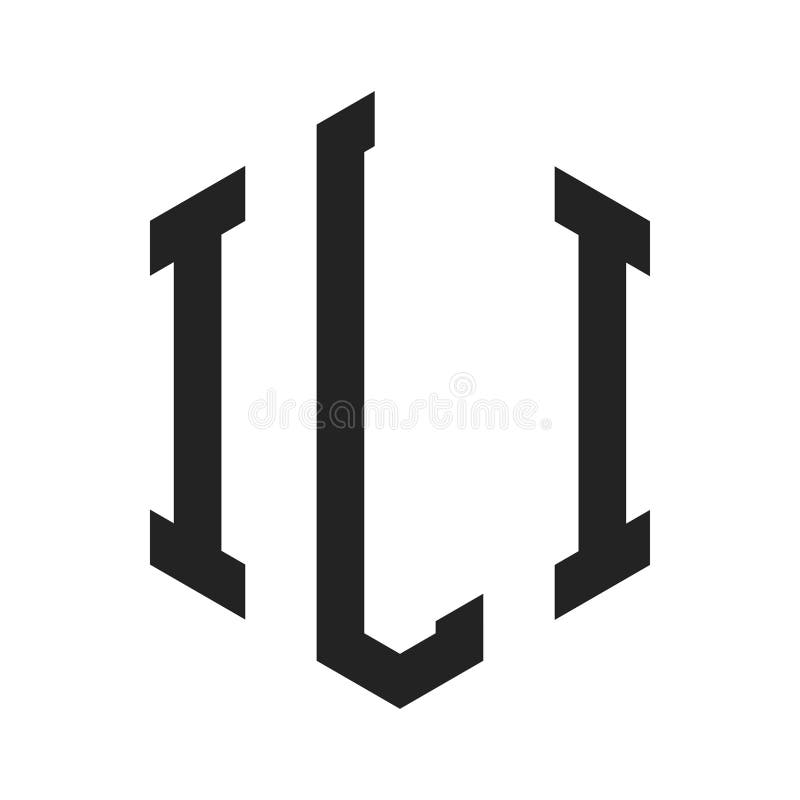 ILI Logo Design. Initial Letter ILI Monogram Logo Using Hexagon Shape ...