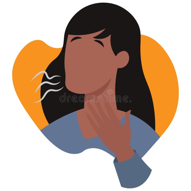 Ill Man Icon on a White Background. Vector Illustration Stock ...