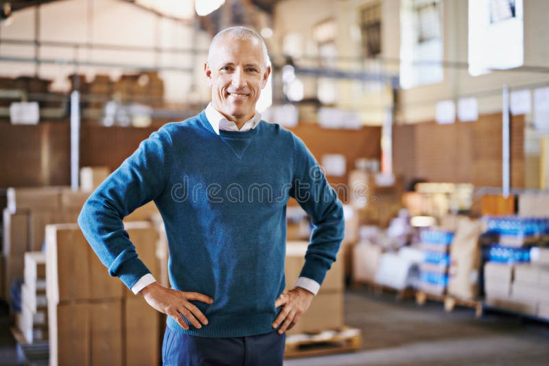 Ill Take Care of Your Import and Export Needs. Portrait of a Mature Man ...