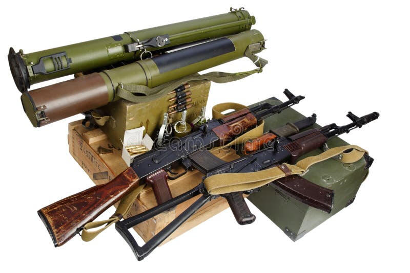 Illegal arms trade stock photo. Image of machine, danger - 122445624
