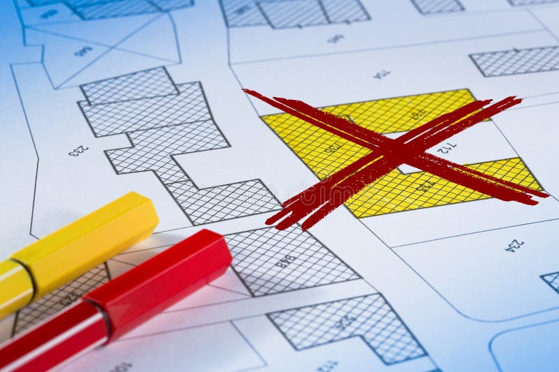 Illegal Building Activity Concept with a Residential Building Built ...