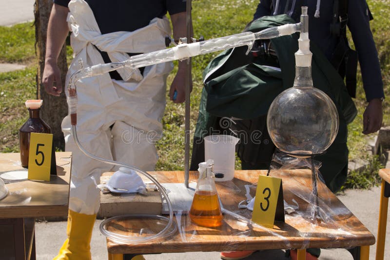 Illegal drug lab stock photo. Image of death, chemical - 29689918