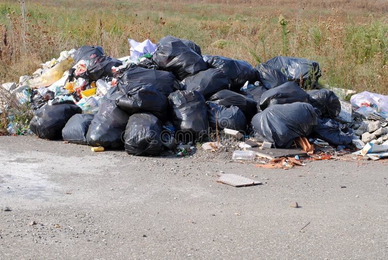 Illegal dumping ground stock image. Image of waste, garbage - 21345129