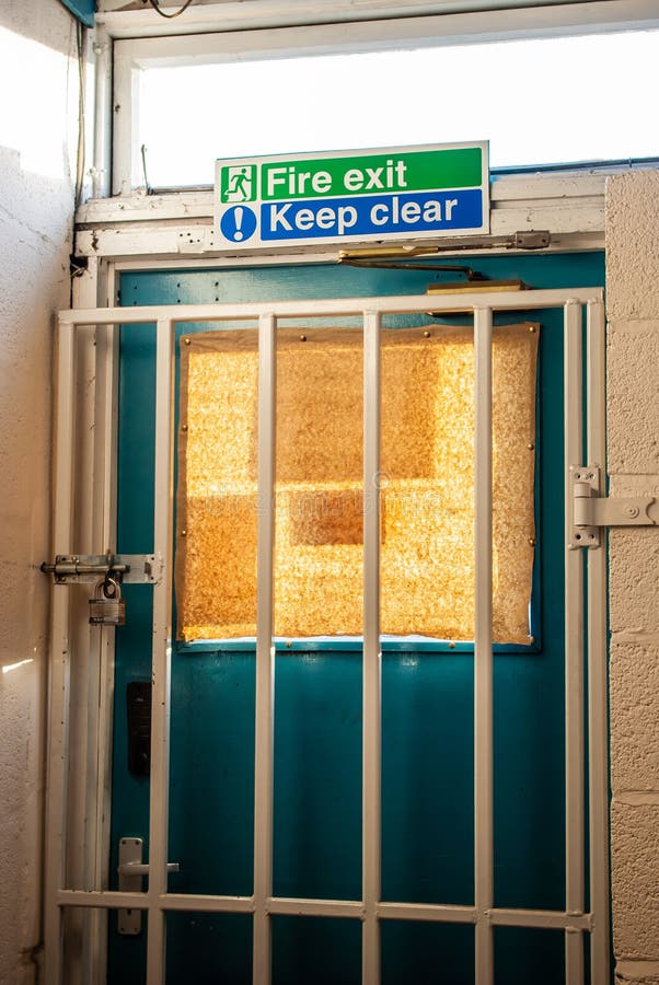 Blocked Emergency Exit Door