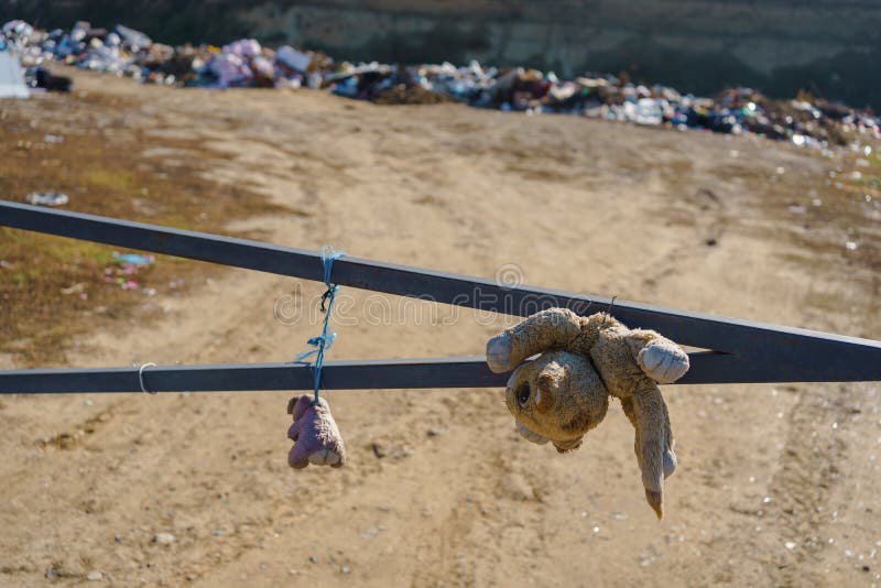 Illegal Garbage Dump, Plastic Waste. Environmental Pollution Stock ...