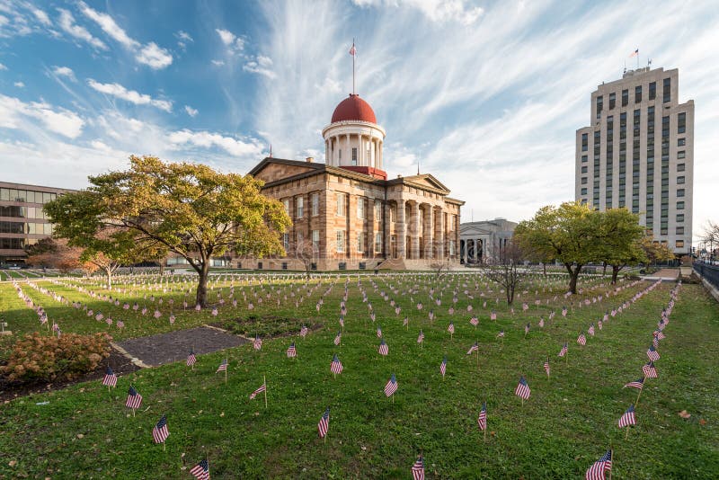 Illinois Old State Capitol stock photo. Image of dome - 80953282