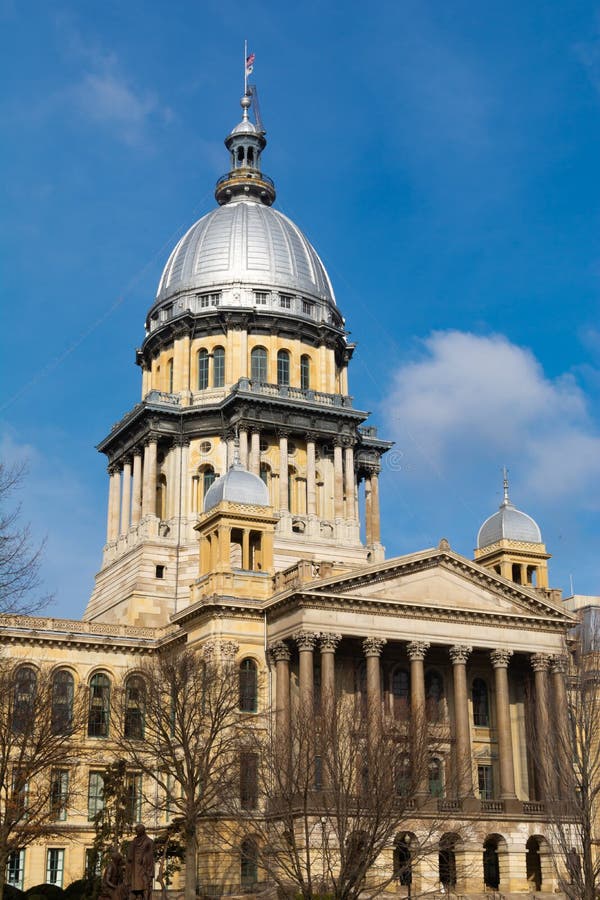 Illinois State Capitol Building Stock Image - Image of historic ...