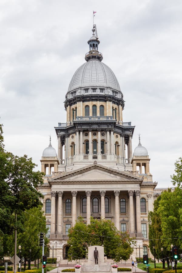 Illinois State Capitol Building, Springfield Stock Photo - Image of ...