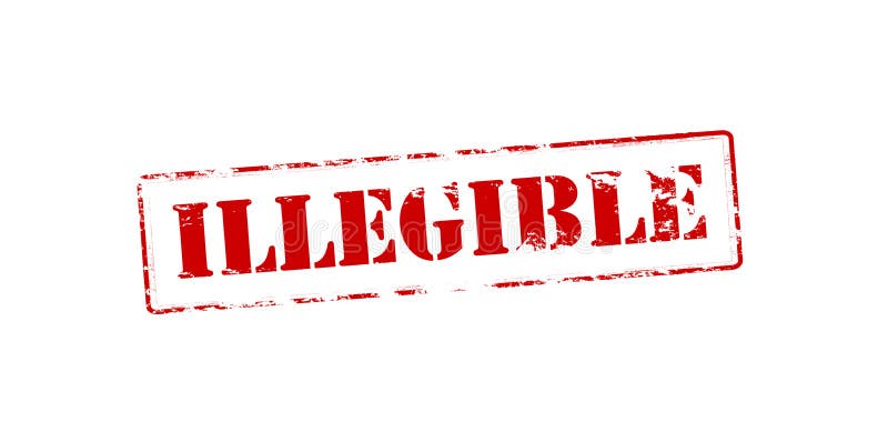 Illisible Stock Illustrations, Vecteurs, & Clipart – (1,353 Stock ...