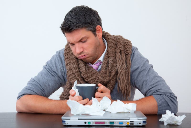 Illness stock image. Image of blowing, illness, person - 35220681