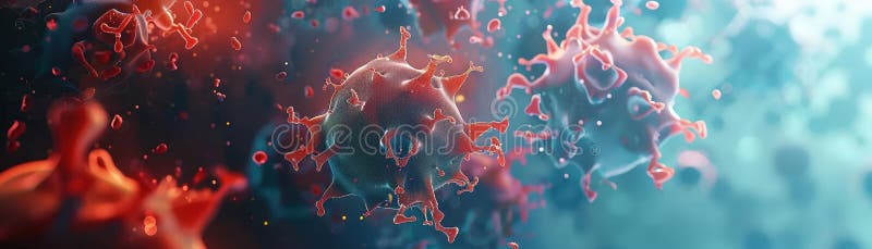 Illness and Disease Visualized with Abstract, Somber Tones Stock ...