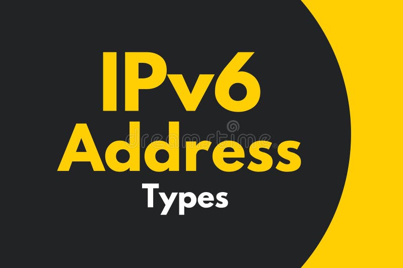 IPv6 Address Types Illustration Stock Illustration - Illustration of ...