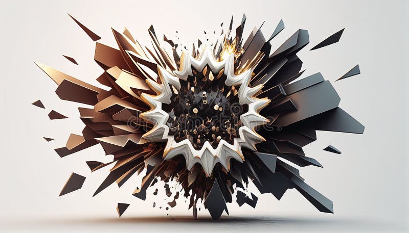 Blasts and explosions stock illustration. Illustration of texture ...