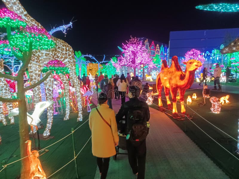 Illumi Light in Toronto editorial photography. Image of twilight ...