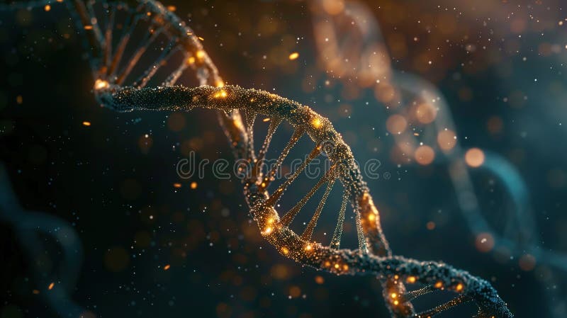 3D DNA Double Helix Strand – Transformative Medical Research, Genetical ...