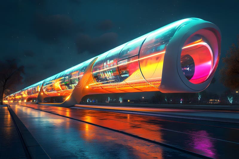 Illuminate Your Message with Futuristic Elegance Stock Photo - Image of ...