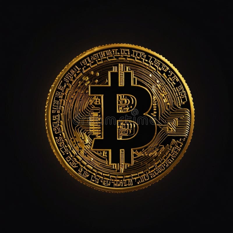 Shine Bright with 16K Gold Bitcoin Wallpaper High Resolution Stock ...