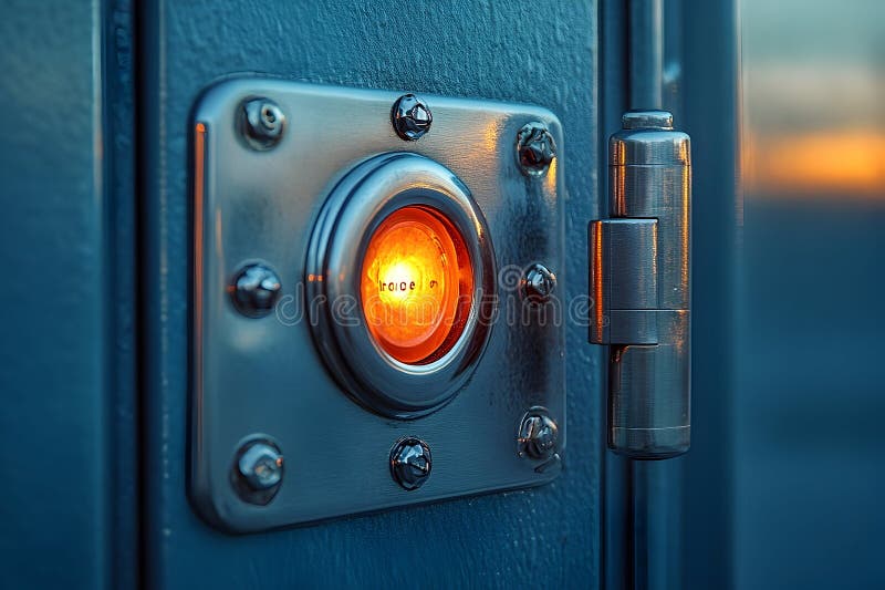 Glowing Hope Button stock illustration. Illustration of structure ...