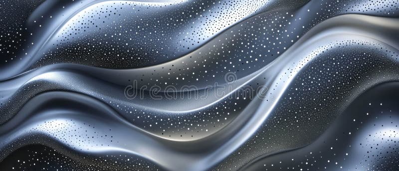 Illuminated Aluminum Texture with Embedded LED Lights Showcasing Modern ...