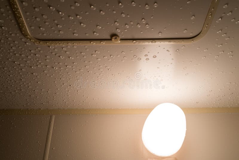 Bathroom with water drops stock image. Image of drop - 266567607