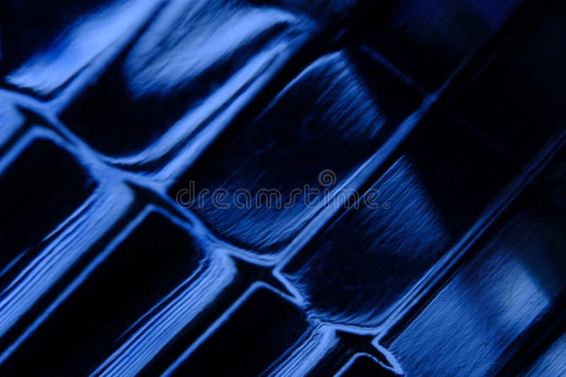 Illuminated Blue Light on Glass Lamp Texture Stock Image - Image of ...