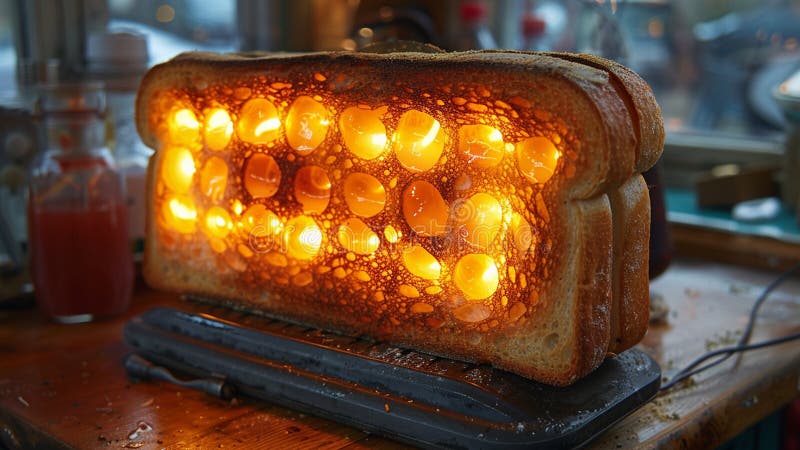 Illuminated Bread: a Unique Fusion of Light and Food in a Creative ...