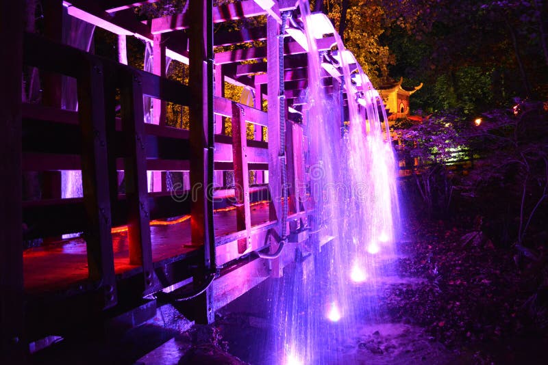 Coloured waterfall stock photo. Image of melt, rapid - 57314356