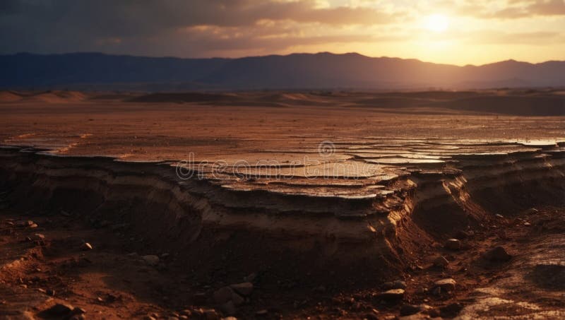 Illuminated C Horizon a D Rendered Depiction of Soil Layers and Earth ...