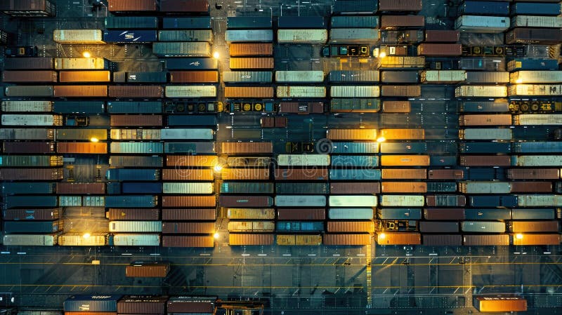 Illuminated Cargo Containers: Abstract Patterns of Airfreight Logistics ...