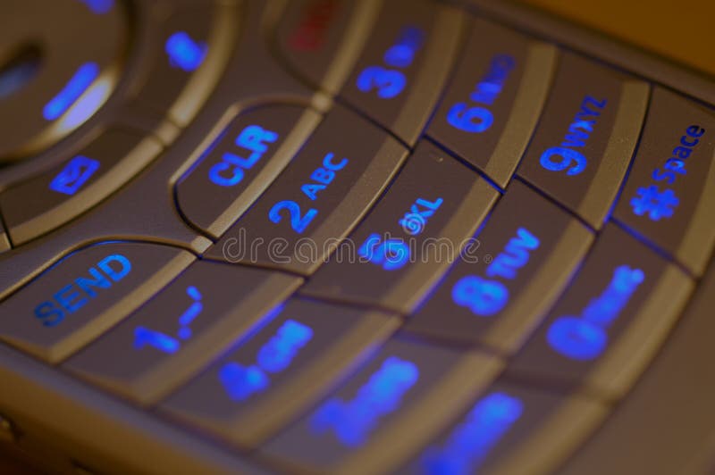 Cell Keypad stock photo. Image of keys, handheld, digital - 1390960