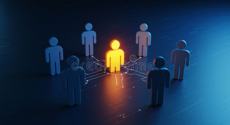 Centralized Human Network Stock Illustrations – 81 Centralized Human ...