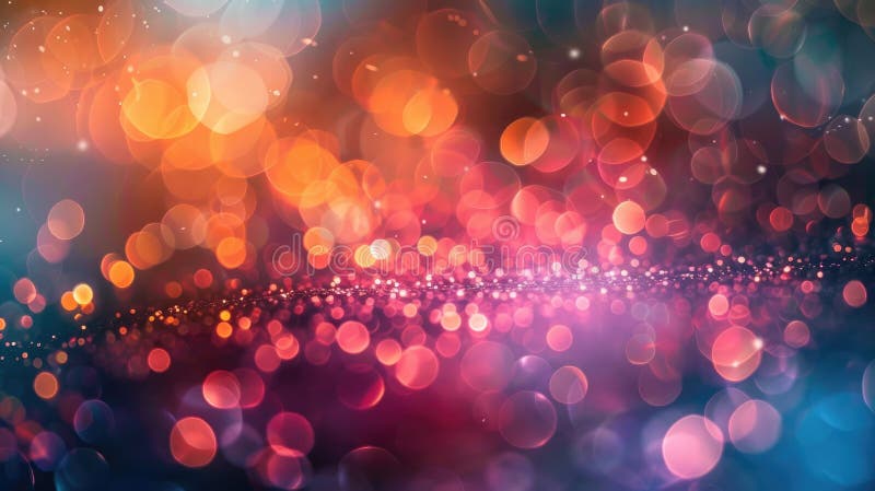 Illuminated Chaos - Abstract Light Pattern with Vibrant Bokeh Effects ...