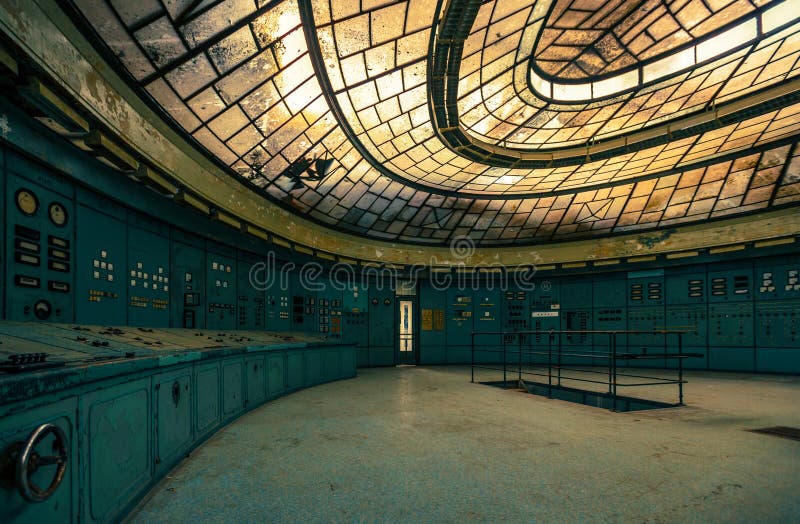 Control Room in Power Factory Stock Photo - Image of computer, factory ...