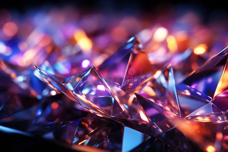 Illuminated Crystal Clusters: a Radiant Composition of Light and ...