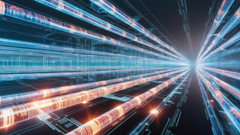 Illuminated Data Streams Create Dynamic Visual of Multi Layered ...