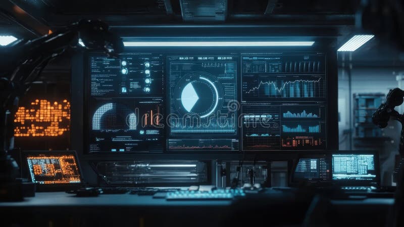 Artificial Intelligence Arm Interacting Data Digital Dashboard Stock Photos - Free & Royalty ...