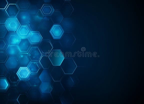 An Illuminated Earth, Bordered by Several Hexagonal Icons, Hinting at a ...