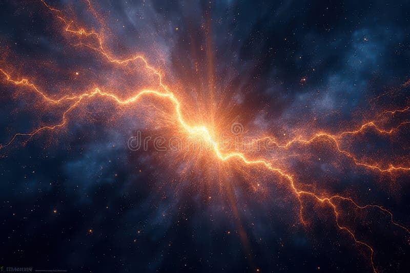 Illuminated Entwining Strands Stock Illustration - Illustration of ...