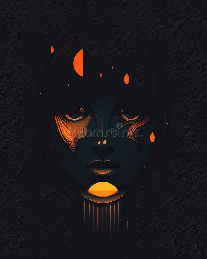 An Illuminated Face a World Litup with Possibility and Knowledge. AI ...