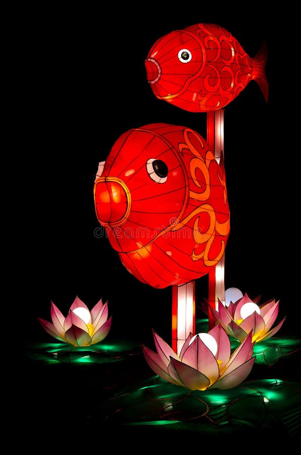 Illuminated fish editorial photography. Illustration of design - 73860427