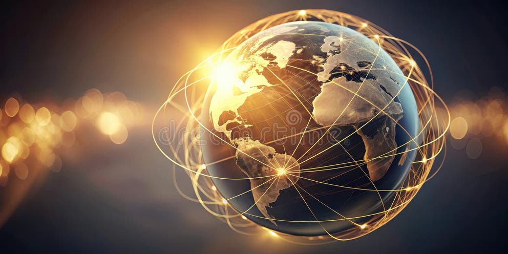 Illuminated Global Network a Visual Representation of ...