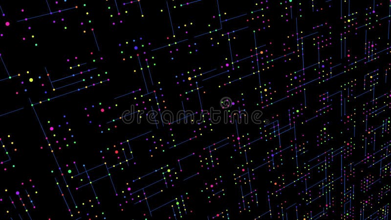 Illuminated Glowing Graphic Element Shape Particles Background Stock ...