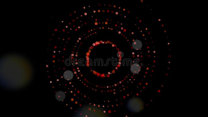 Illuminated Glowing Graphic Element Shape Particles Background Stock ...