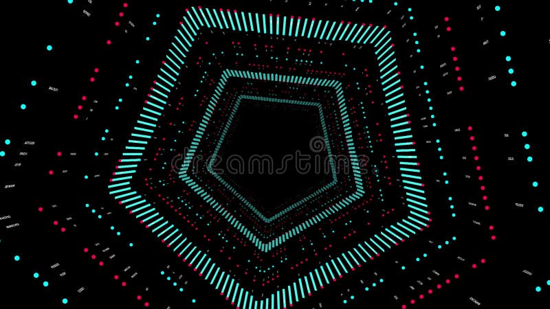 Illuminated Glowing Graphic Element Shape Particles Background Stock ...
