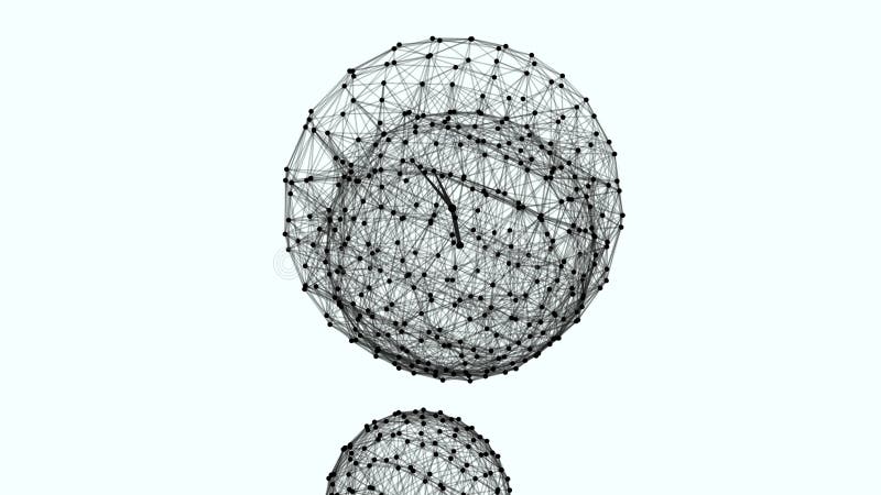 Illuminated Glowing Graphic Element Shape Particles Background Stock ...