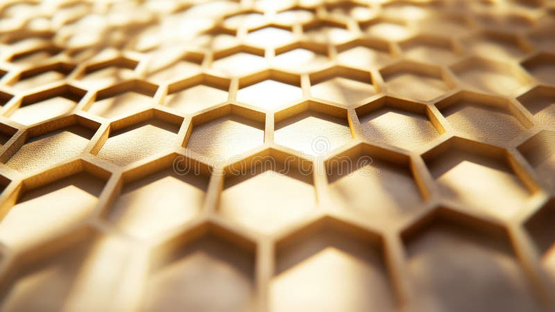 Illuminated Honeycomb Geometry, Highlights Enhancing Structure and ...