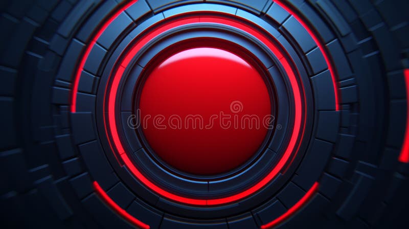 Illuminated Hub for Data Transmission Visuals Stock Illustration ...