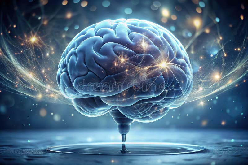 Illuminated Human Brain a Mystical Representation of Cognitive ...